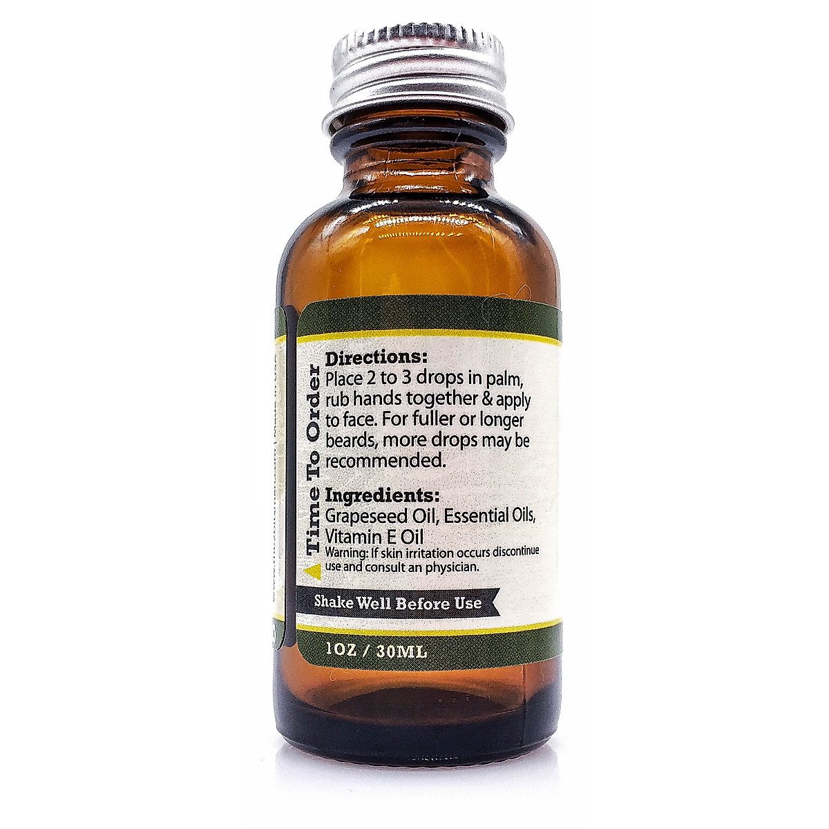 Mens Natural Beard Oil: The 2 Bits Man "The Woods" Beard and Facial Hair Treatment - Anti Itch and Anti Dandruff Healthy Beard Grooming Oils with Cedarwood and Pine Scent - 1 ounce