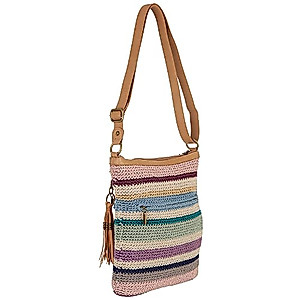 The Sak Lucia Crochet Crossbody Mendocino Stripe One Size