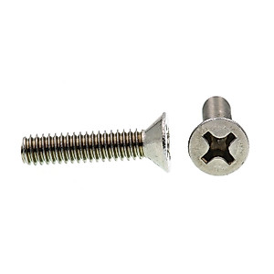Prime-Line 9001631 Machine Screws, Flat Head, Phillips Drive, #12-24 X 1 In., Grade 18-8 (25 Pack)