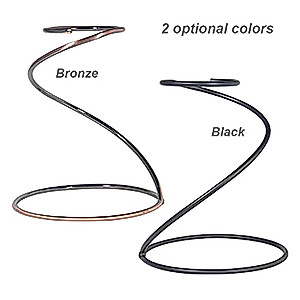 Pour Over Coffee Maker Set – Includes Glass Coffee Dripper, Metal Dripper Stand, Heat Resistance 600ml Coffee Server and 40 Count Paper Coffee Filters, 4 in 1 Set for Home or Office (Bronze Set)