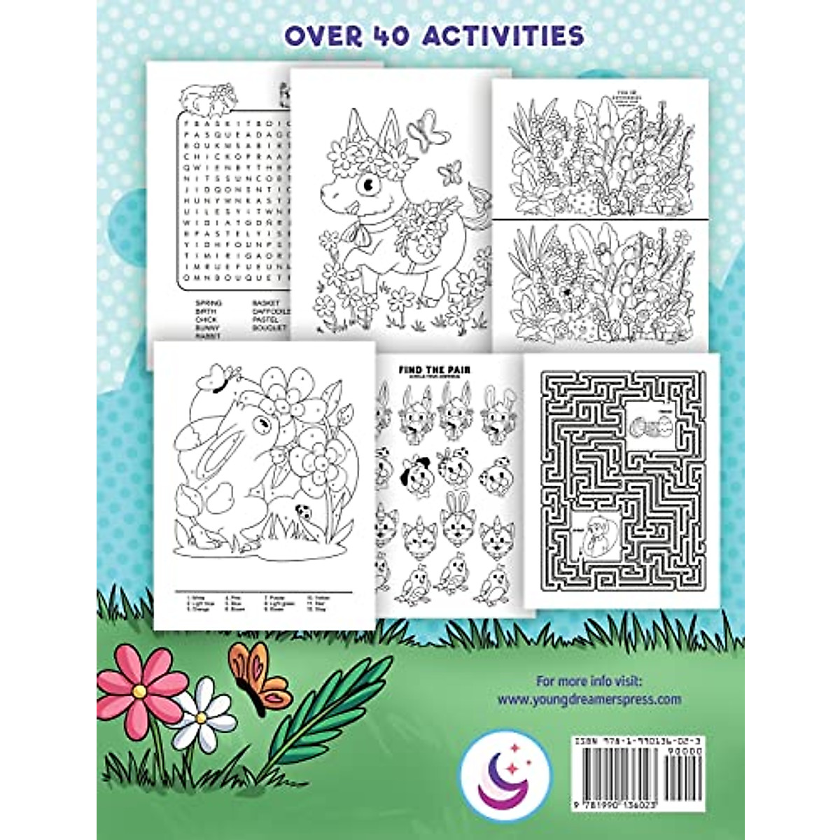 Easter Activity Book for Kids Ages 6-8: Easter Coloring Book, Dot to Dot, Maze Book, Kid Games, and Kids Activities (Fun Activities for Kids)