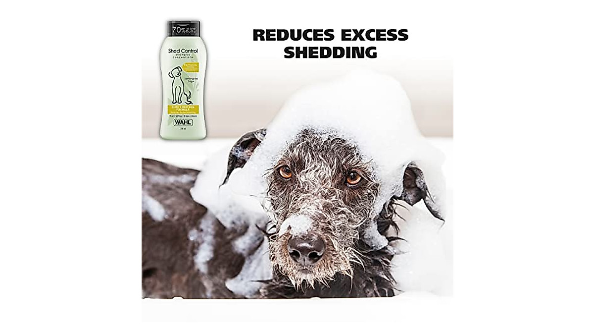 WAHL Shed Control Pet Shampoo for Dogs | Reduce Shedding & Dander