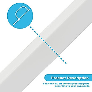 Mandycng Replacement Towel BAR 24" Rod Spring Loaded Ends Durable Plastic Wall Mounted