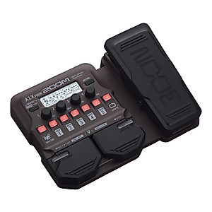 Zoom A1X FOUR Acoustic Instrument Multi-Effects Processor with Expression Pedal, Acoustic Modeling, Looper, Rhythm Section, For Guitar, Saxophone, Trumpet, Violin, Harmonica, and Upright Bass