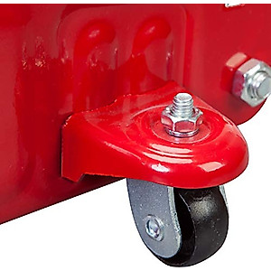 BIG RED T820014S Torin Hydraulic Trolley Service/Floor Jack with Blow Mold Carrying Storage Case, 1.5 Ton (3,000 lb) Capacity, Red