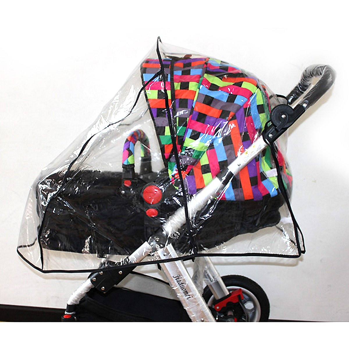 CLARA Universal Baby Stroller Rain Cover Baby Carriage Wind Shield Waterproof Covers(Transparent)