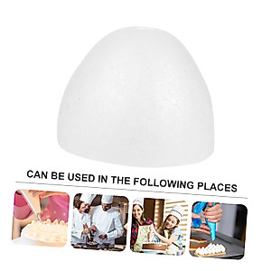 Garneck 3 pcs Cake Model Cake Decorating Round Cake Pans Wedding Decor Cake Dummies Trays Decorative Sports Decor Flower Decorations Athletic Dress Dome Template