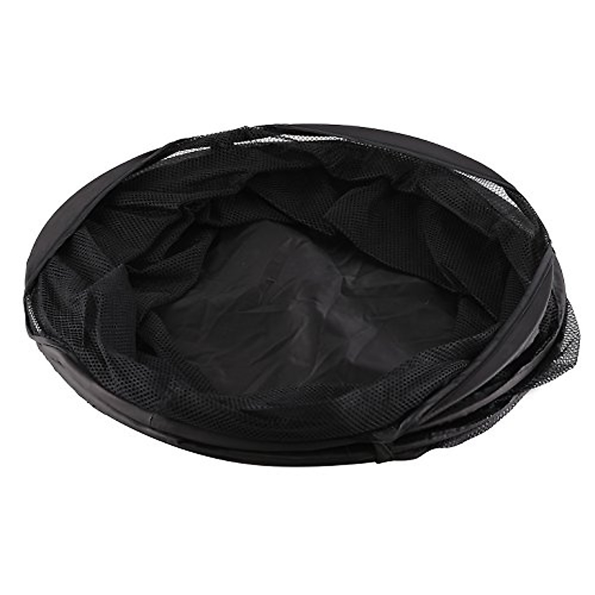 Greenco, Heavy Duty, Space Saver, Folding Pop-up Portable Mesh Laundry Hamper, High Capacity and Super Lightweight (Black)