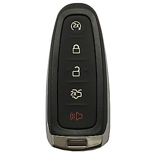 Horande Replacement Key Fob Cover Case fit for 2011-2016 Ford Edge Escape Explorer Focus Flex Taurus Fusion Lincoln MKS MKT MKX CMX Keyless Entry Key Fob Shell (Black)