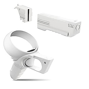 Eyglo Game Stock Cover Grip Attachment Accessories Compatible with Meta Quest 2 Touch Controllers,Enhance Arizona Sunshine Robo Recall Pavlov Onward VR FPS Gaming Experience (White)