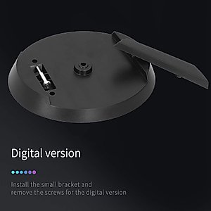 Game Console Holder, Storage Accessory 2 in 1 PS5 Base for CD‑ROM Version and Digital Version