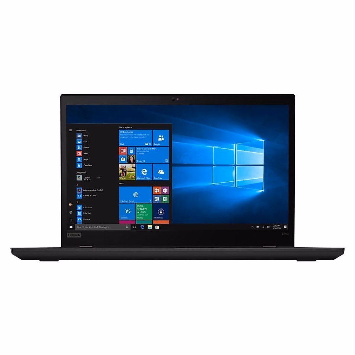 Lenovo ThinkPad T590 15.6" 32GB 1TB Intel Core i7-8665U X4 1.9GHz, Black (Renewed)