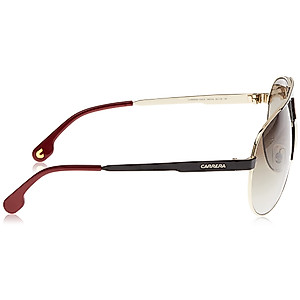 Carrera 1005/S Pilot Sunglasses, Black Gold/Brown Gradient, 66mm, 9mm