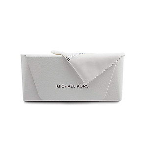 Michael Kors MK2137U 3005T3 57MM Black/Dark Grey Polarized Square Sunglasses for Women+ BUNDLE With Designer iWear Eyewear Kit