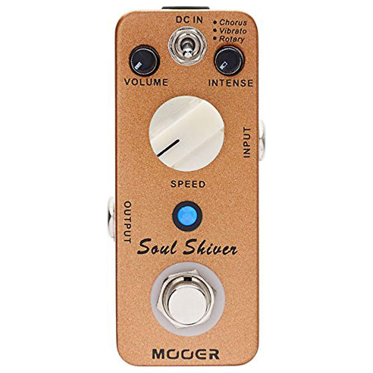 Mooer Soul Shiver Rotary Chorus Vibrato Effects Pedal