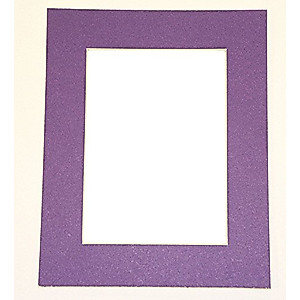 topseller100, Pack of 10 PURPLE 11x14 Picture Mats Matting with White Core Bevel Cut for 8x10 Pictures