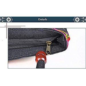 Serstone Embroidery Handbag Boho Ethnic Bag Travel Totes Beach Bag(Money-spinners)