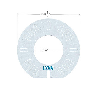 Lynn Manufacturing Replacement Burner Mounting Gasket, Universal & Beckett 4'', 9550