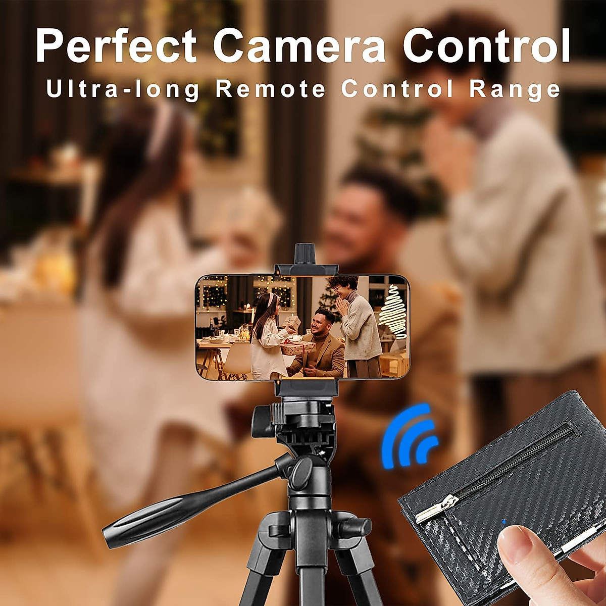 Trackable Bluetooth Wallet for Men Minimalist Slim Thin Anti-Lost Mens Wallet Tracker & Finder Credit Card Gift Box…