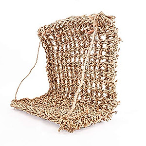 PENN-PLAX Reptology Lizard Lounger Sun Lover Basking Platform – 100% Natural Seagrass Fiber – Great for Bearded Dragons, Anoles, Geckos, and Other Reptiles