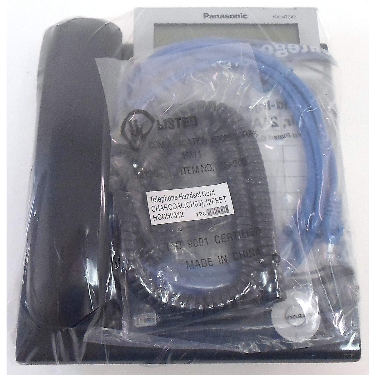 Panasonic KX-NT343 IP Phone Black (Renewed)