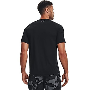 Under Armour Men's Freedom Tech Short Sleeve T-Shirt, Black (001)/Pitch Gray, Large
