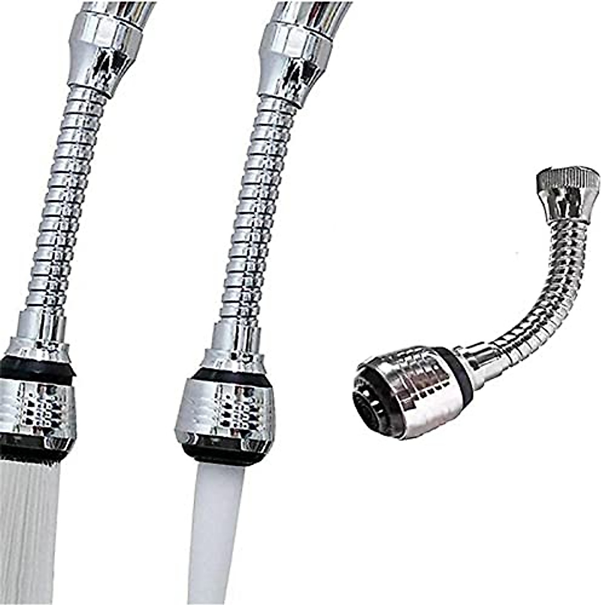 Faucet Extension Tubes,360° Water Swivel Faucet,Splash-Proof Faucet, Adjustable Tube Bathroom Extension Water Tap ​Kitchen Accessories