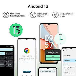 UMIDIGI Unlocked Smartphones G3, Android 13 Unlocked Smartphone, Dual Sim 4G LTE Mobile Phone, 7G(4G+3G)+64GB(1TBG Expandable), 6.52" HD+ Night Mode，5150mAh, GSM Unlocked Cell Phone