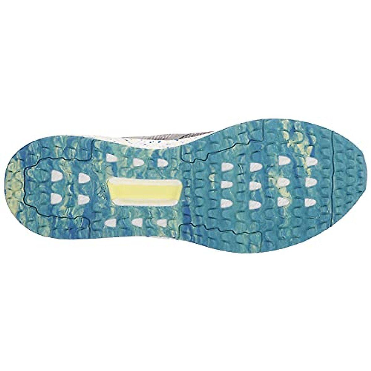 adidas Men's Solarthon Spikeless Golf Shoes, Grey Three/Pulse Yellow/Grey Two, 12