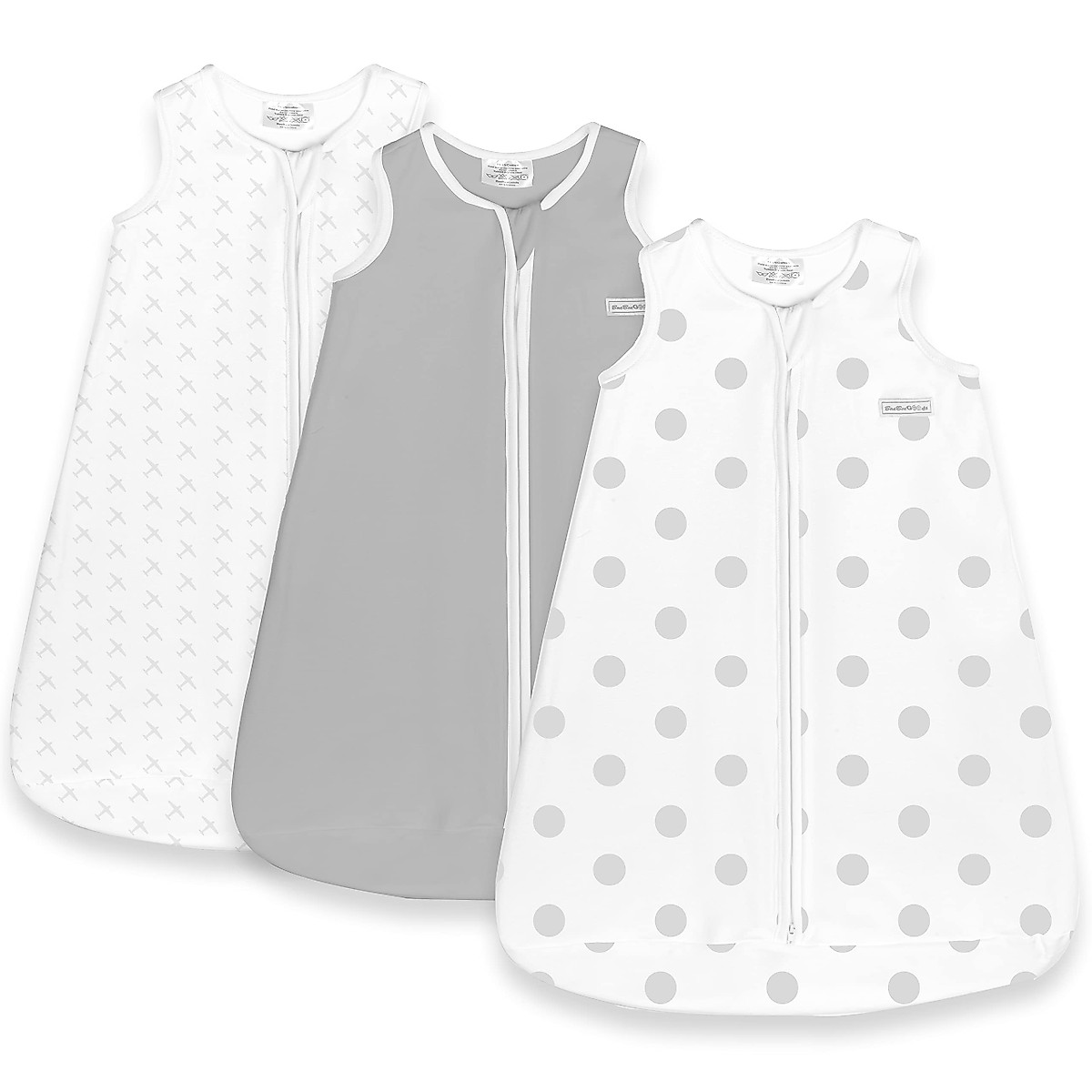 BaeBae Goods Sleep Bag Sack for Boys & Girls – Infant Sleeping Bags 12-18 Months – Pure Cotton Baby Wearable Blanket - Unisex Sleepers - Zip Up Baby Bag for Sleeping and Diaper Changing