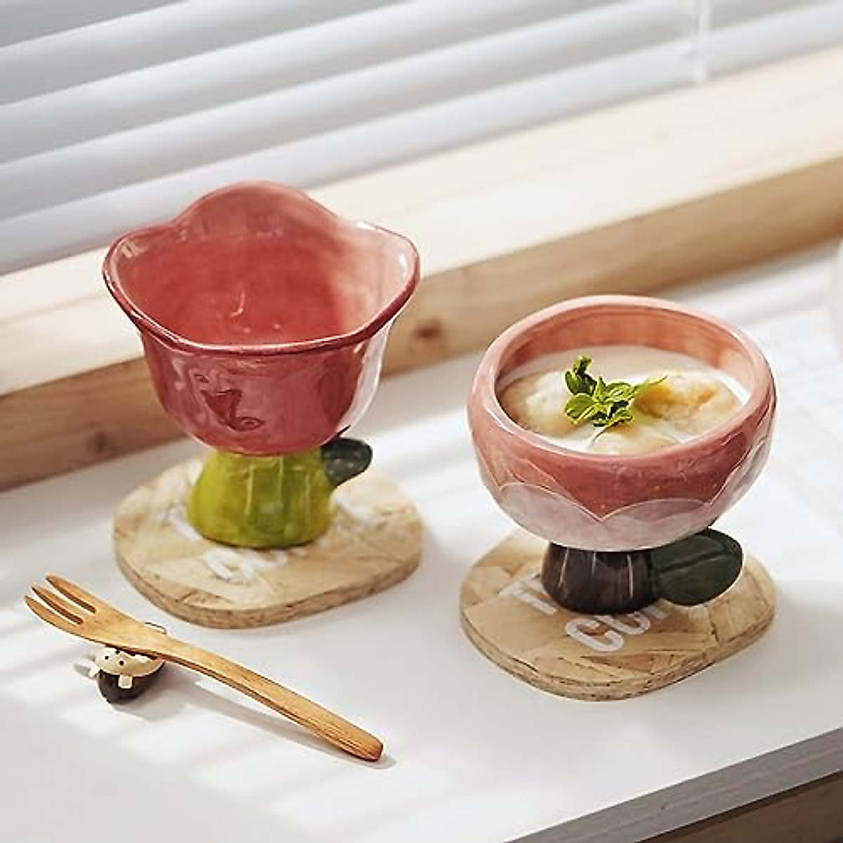 KALWEL,Dessert Cups,Ice Cream Bowls,Trifle Bowl,Footed Bowl,Dessert Shooter Cups,Mini Dessert Cups,Vasos Para Postres,Suitable For Desserts, Snacks, Salads, Puddings, Cocktails, Fruit Holiday Party