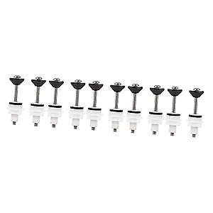 Uonlytech 10 Pcs Water Tank Fixing Screw Heavy Duty Hinges Stainless Steel Washers Metal Washers Toilet Accessories Toilet Tank Bolts Toilet Seats Fixed Screws Toilet Seats Bolts Water Tank