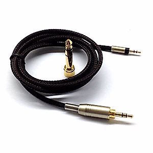 NewFantasia Replacement Audio Upgrade Cable Compatible with Sennheiser Momentum, Momentum 2.0, HD1 Over-Ear On-Ear Headphones 1.2meters/4feet