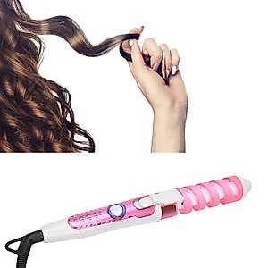 Spiral Curling Iron Electric Curling Iron, Spiral Hair Curler, Curling Iron, Hair Styling Tool (EU Plug)