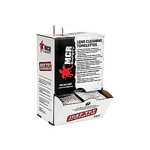 MCR Crews LCT Premoistened Lens Cleaning Towelettes (Box of 100)