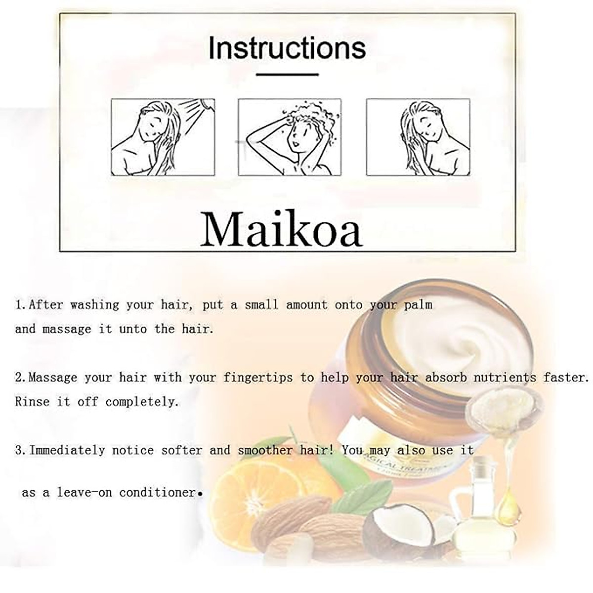 2 Pcs 120ml PURC Magical Hair Mask - 5 Seconds Repairs Damage, Advanced Molecular Repair for Roots, Keratin Treatment & Conditioner for Dry & Damaged Hair