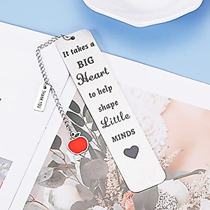 Christmas Gifts for Women Stocking Stuffers Men Bookmark with Chain 2022 Graduation Gifts for Teacher Birthday Valentine Day Present Back to School End of Year from Student Teacher Appreciation