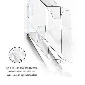 Ruitroliker Game Box Protector Case for Gameboy Advance/Color/GBA/GBC Cartridge - 0.5MM Thick Version - 10 Pack Games Protective Cases