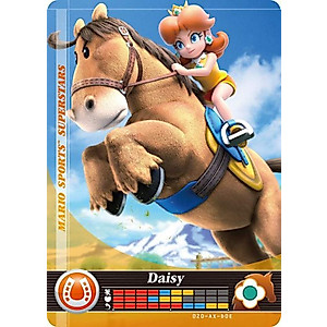 Nintendo Mario Sports Superstars Amiibo Card Horse Racing Daisy for Nintendo Switch, Wii U, and 3DS