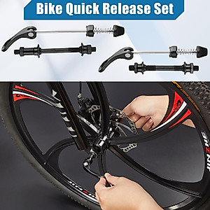 Zacro Quick Release Bike Axle Skewer Wheel Hub, [1 Pair] Front & Rear Bicycle Axle Hollow Shaft Specialized Replacement Parts for Trek Road Bike, MTB Mountain Bike, BMX [Upgraded All Aluminum Alloy]
