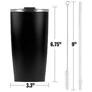 LOGOVISION Wonder Woman 1984 Wonder Mom Neon Stainless Steel Tumbler with Straw and Flip Lid 20 oz Vacuum Insulated & Double Wall with Leakproof Dual Lid | Great for Iced Coffee and Hot Beverages