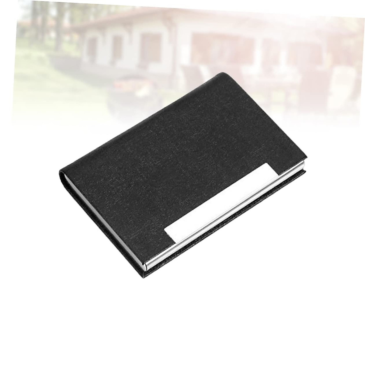 Tofficu 3pcs Business Wallet Name Holder Stainless Steel Case Holder for Business