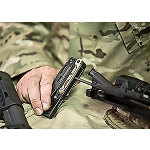 LEATHERMAN, MUT Multitool with Premium Replaceable Wire Cutters and Firearm Tools, Black with MOLLE Black Sheath