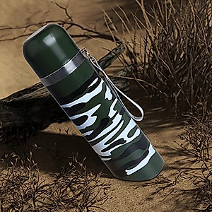 Goetland 17oz Water Bottle Stainless Steel Vacuum Insulated Bottle Military Sports Flask Canteen Water Bottles Thermos No Logo For Gym Fitness Camping Cycling Travel Hiking