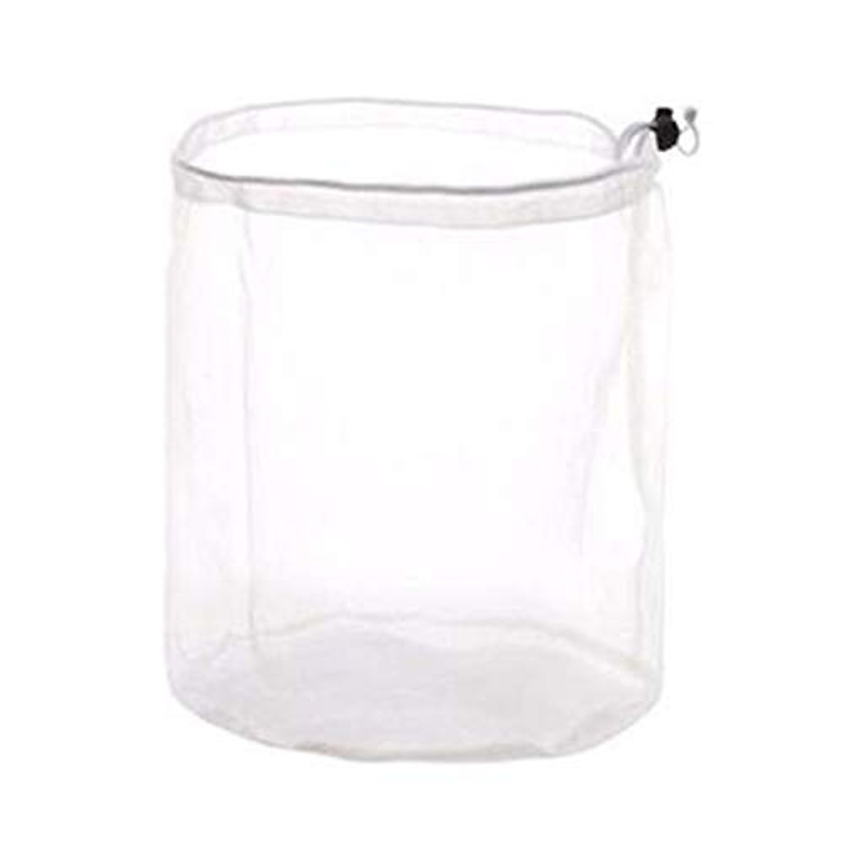 Shuohu 1 Piece Mesh Laundry Bags for Delicates,Anti-Tangle Washing Machine Drawstring Laundry Bag - White S