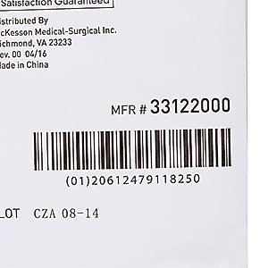 McKesson Woven Gauze Sponges, Non-Sterile, 12-Ply, 100% Cotton, 3 in x 3 in, 200 Per Pack, 20 Packs, 4000 Total