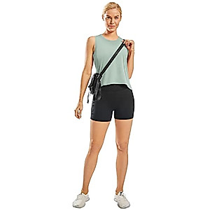 Workout Tops for Women Crop Sleeveless Workout Shirts for Women Athletic Running Yoga Tank Top for Women