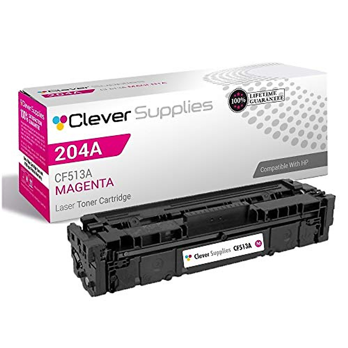 CS Compatible Toner Cartridge Replacement for HP 204A CF513A Magenta Color Laserjet Pro MFP M180 MFP M180nw MFP M180n MFP M181fw MFP M154a