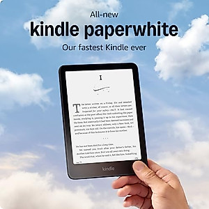 All-new Amazon Kindle Paperwhite (16 GB) – Our fastest Kindle ever, with new 7" glare-free display, and weeks of battery life – Without lockscreen ads – Black