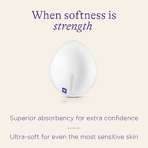 Lansinoh Reusable Nursing Pads for Breastfeeding Mothers, 4 Absorbent Washable Pads, White, Includes Mesh Wash Bag